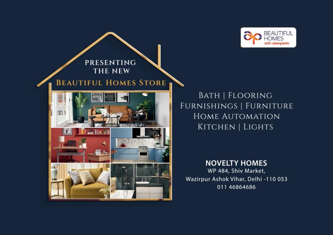 Experience Beautiful Homes Store Novelty Homes in Delhi: Asian Paints