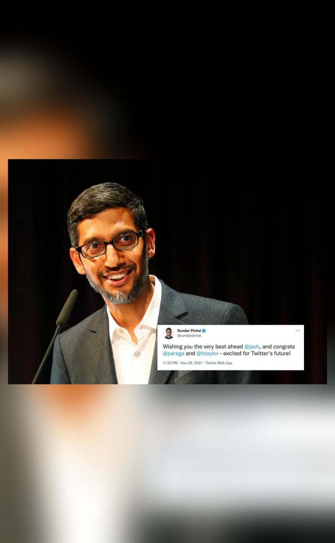 Google CEO Congratulates Parag Agrawal On Becoming Twitter CEO google-ceo-congratulates-parag-agrawal-on-becoming-twitter-ceo