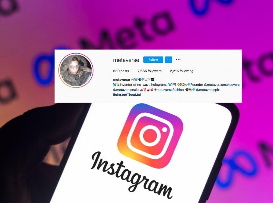 Instagram disabled woman's @metaverse handle 5 days after Facebook became Meta | Technology News ...