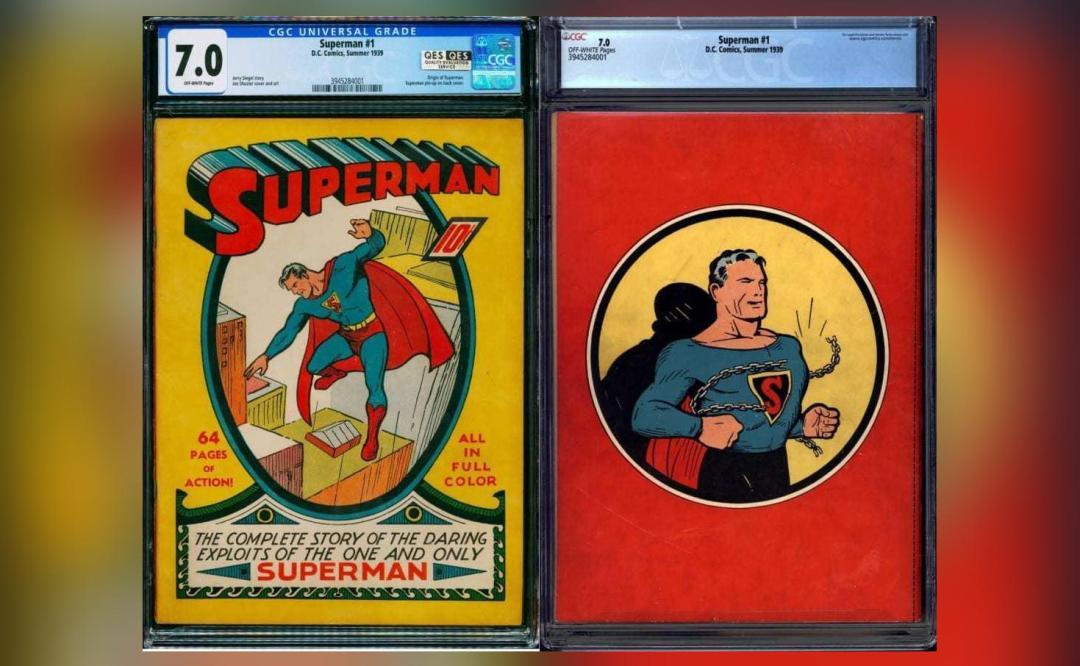 Rare copy of Superman #1 comic, originally sold for a dime, sold for $2 ...