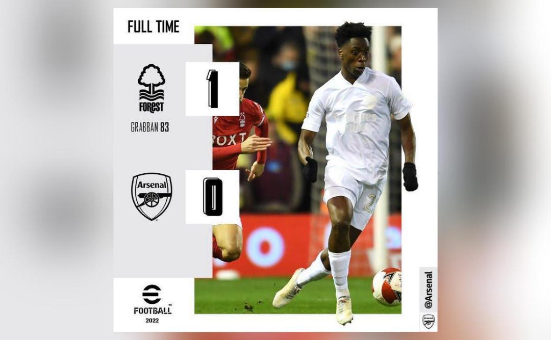 Arsenal knocked out of FA Cup in 3rd round by Forest for 2nd time in 4 ...