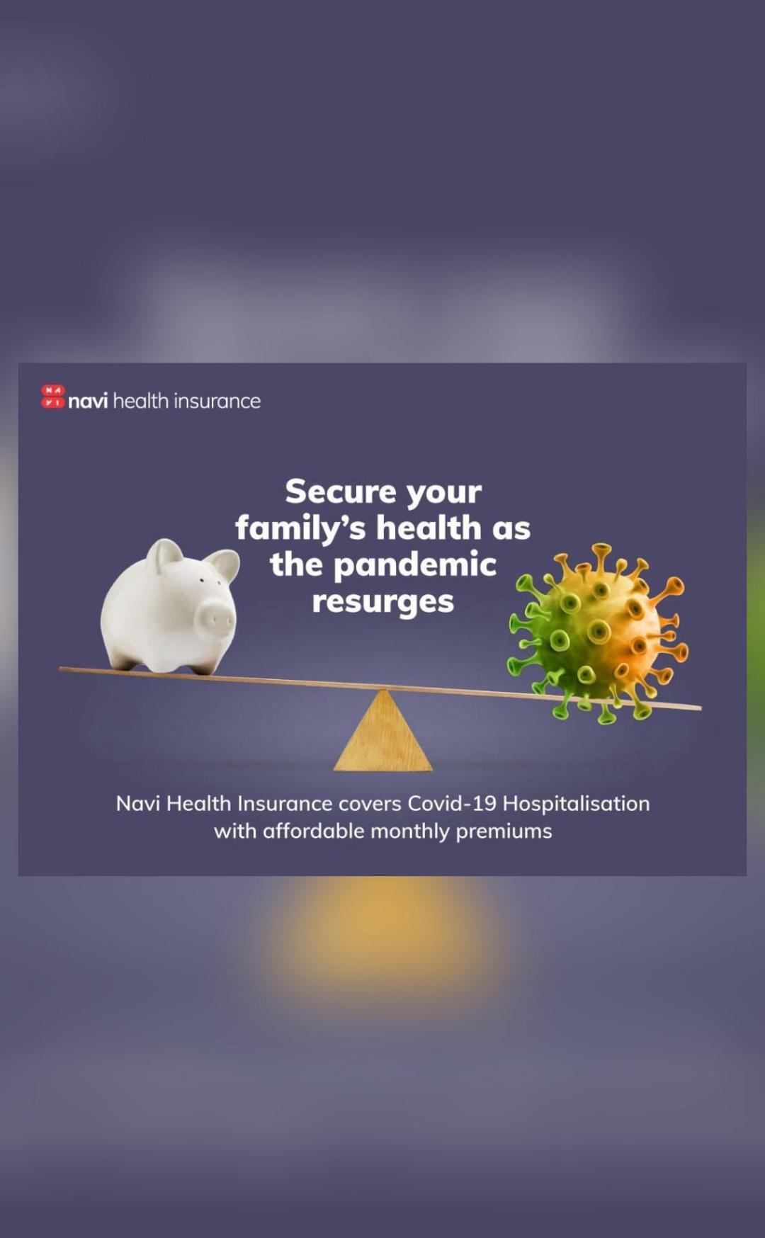 Navi Health Insurance promises to provide complete Covid-19 protection ...