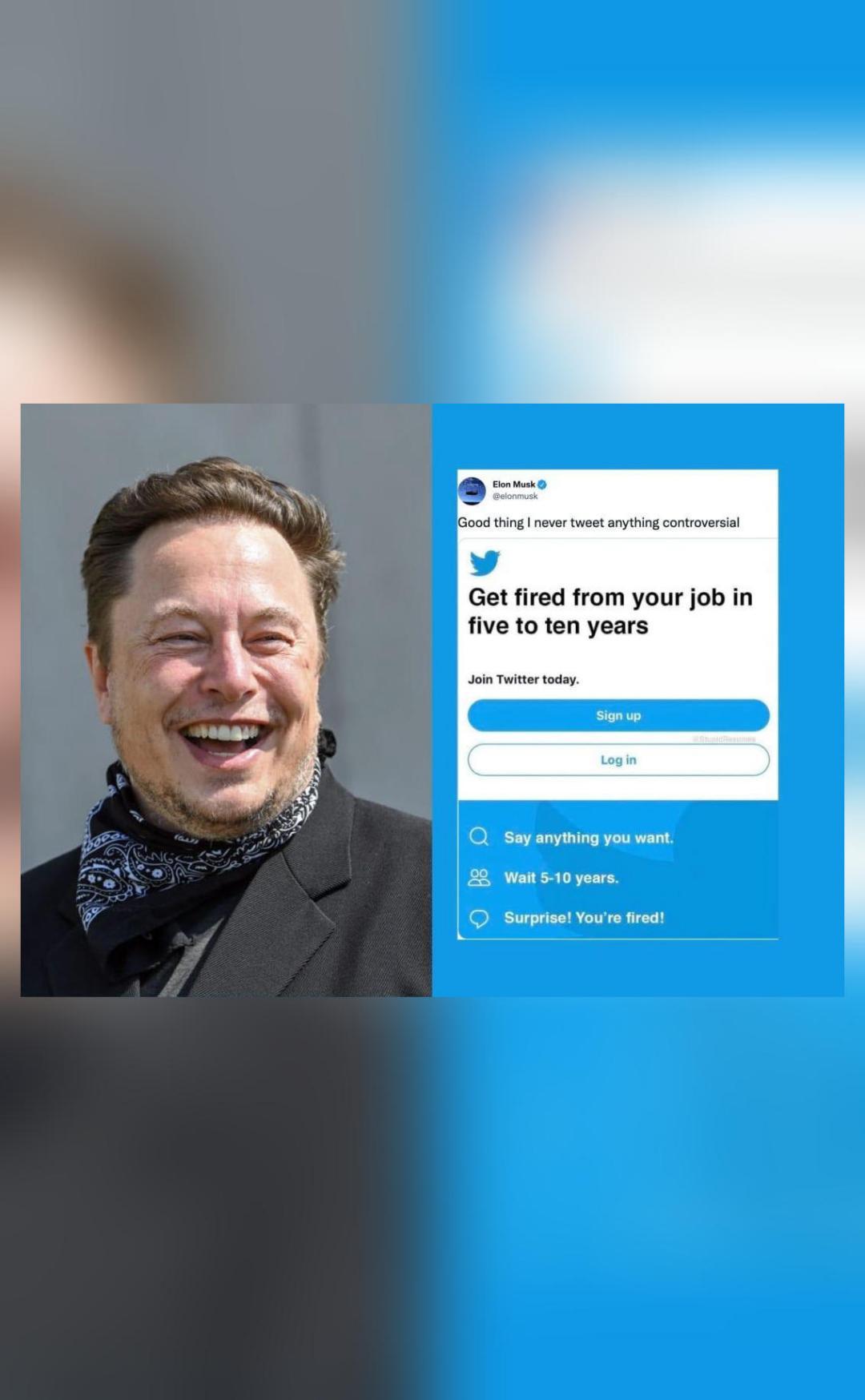 Musk shares meme on losing jobs over tweets, jokes 'I never tweet ...