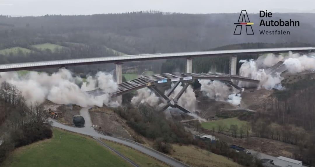1,600-ft-long bridge blown off using 120kg explosives for demolition in ...