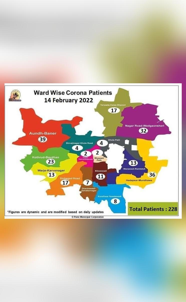 PMC shares map showing ward-wise COVID-19 patients in Pune ...