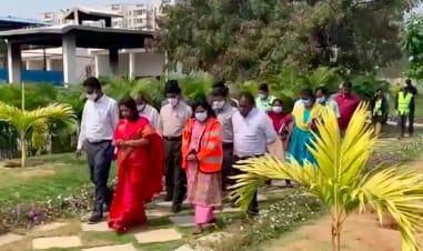 Hyd Mayor visits Vaikunta Dhamam spread over 2.38 acre, shares video ...