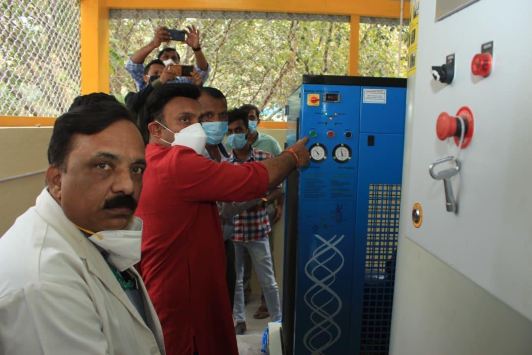 HDFC bank sets up oxygen plant at KC General Hospital in B'luru: Minister