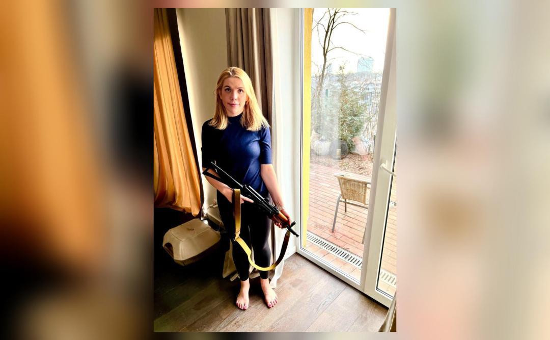MP and ex-CEO of Ring Ukraine Kira Rudik takes up arms to fight Russia ...