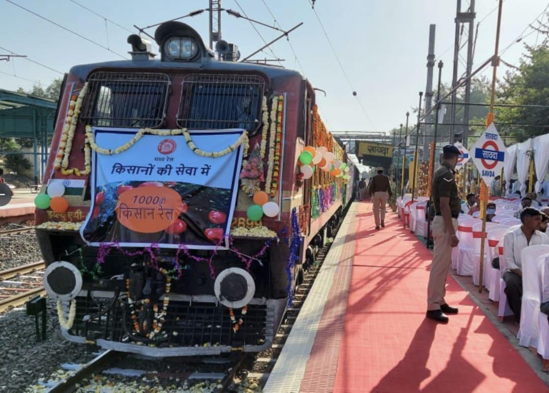 Kisan Rail completes 1000th trip; transports 435 tons of bananas ...