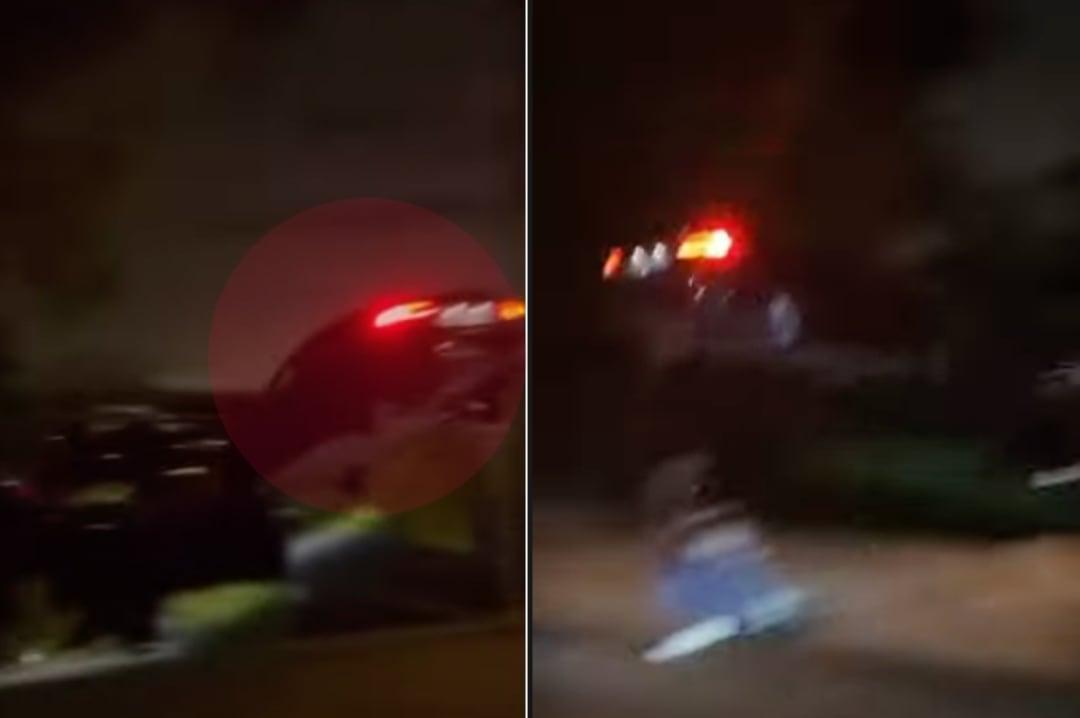 Video shows Tesla jumping 50 ft in air before crashing during a stunt in US