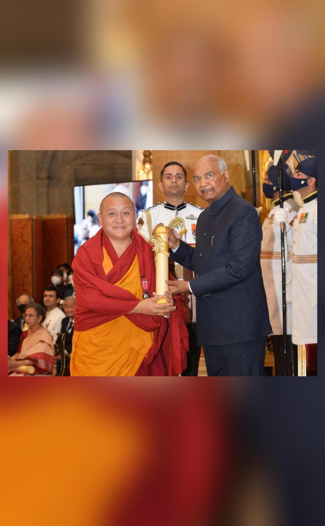 Buddhist monk Guru Tulku Rinpoche gets Padma Shri for spiritualism