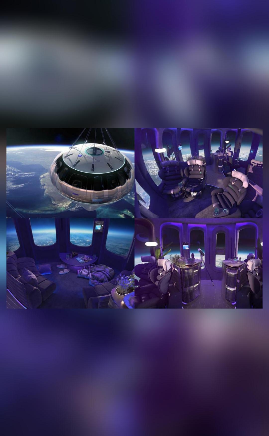 US space firm shares lounge capsule design to be lifted via giant ...