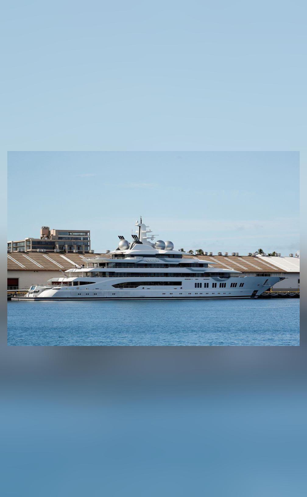Russian-owned superyacht arrives in Hawaii after US seizure order