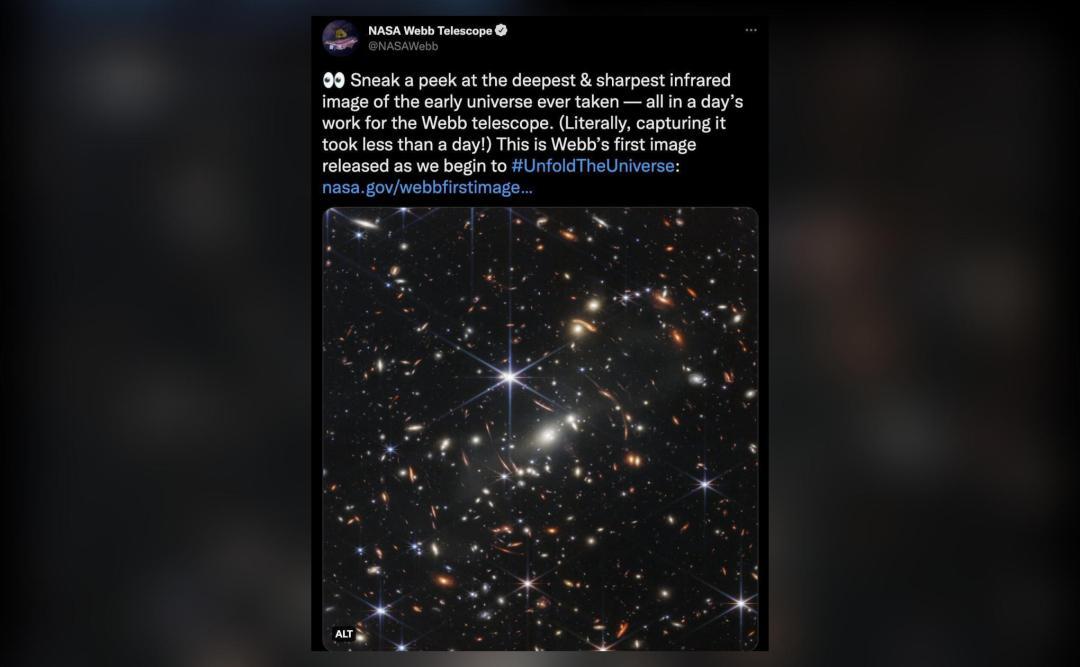 Deepest image of the early universe ever taken released by NASA ...