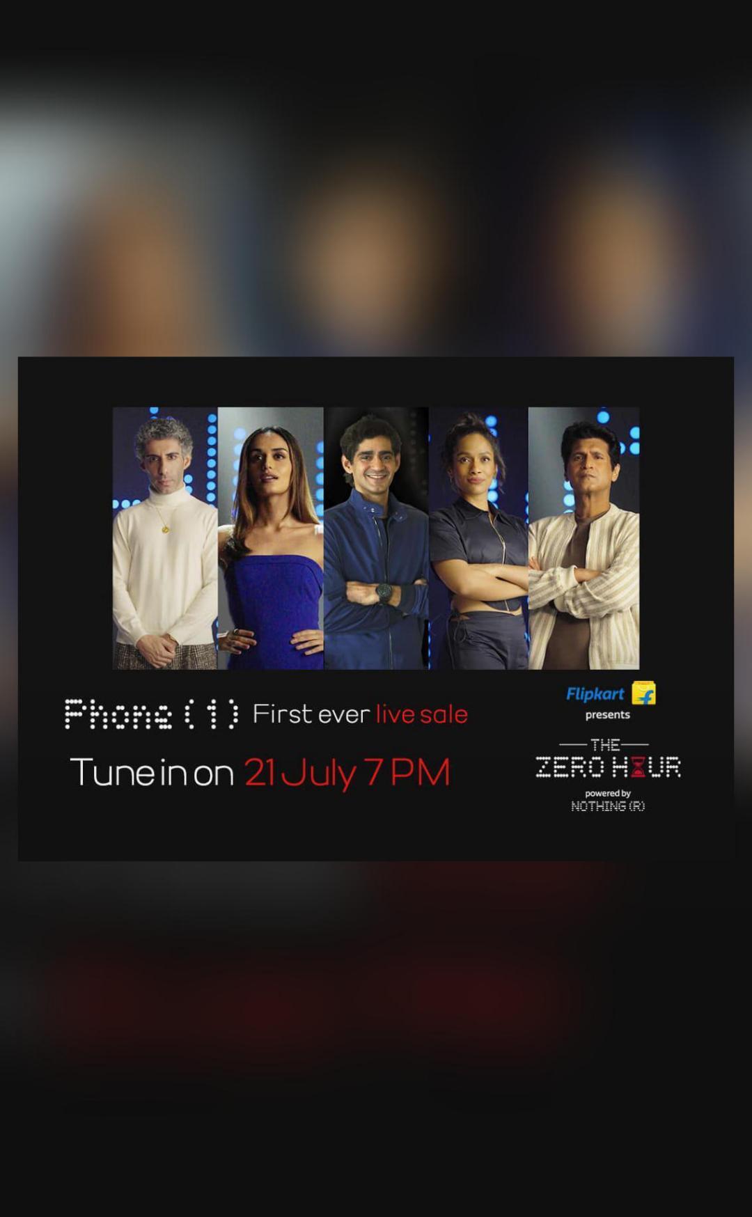 Flipkart announces The Zero Hour live sale for Nothing Phone (1)