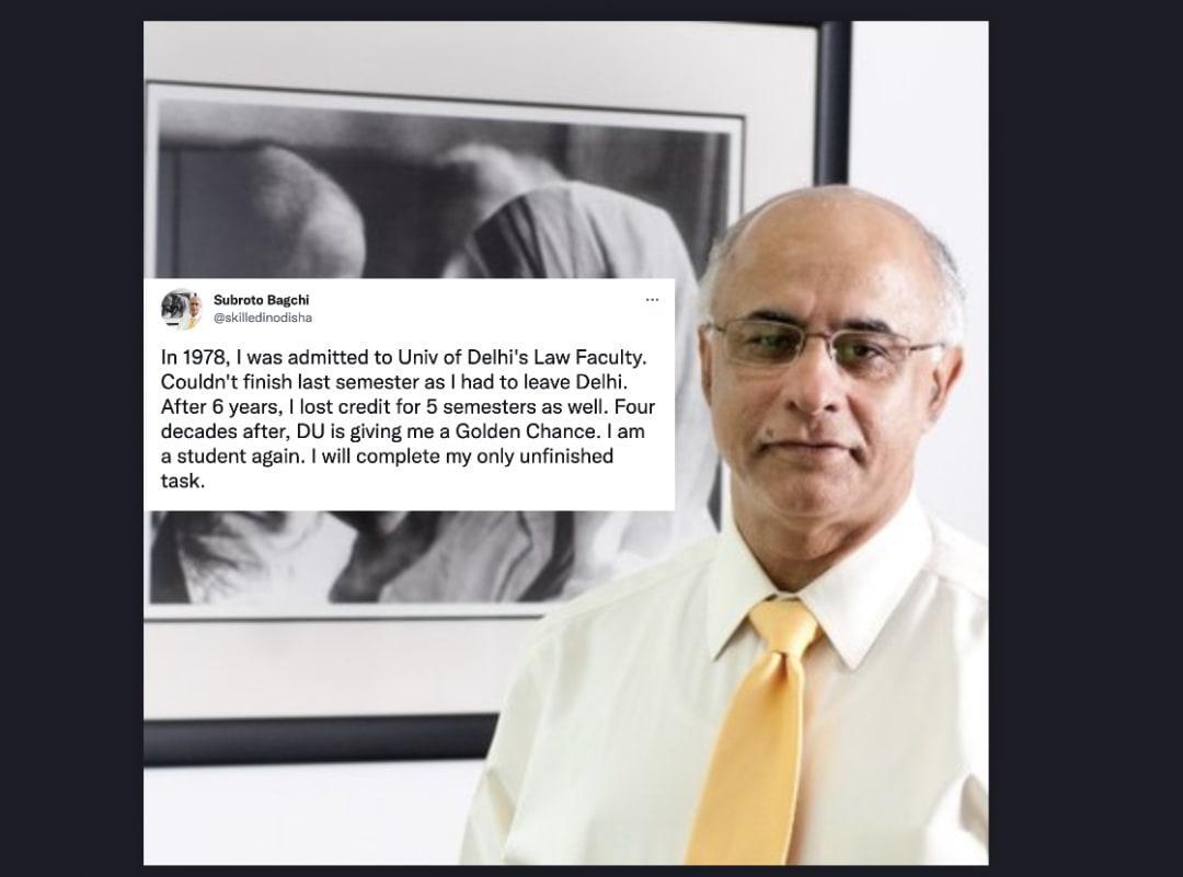 65-yr-old Mindtree Co-founder Subroto Bagchi to complete his DU degree ...