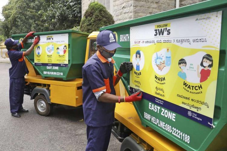 BBMP issues notice barring garbage trucks from displaying its name ...