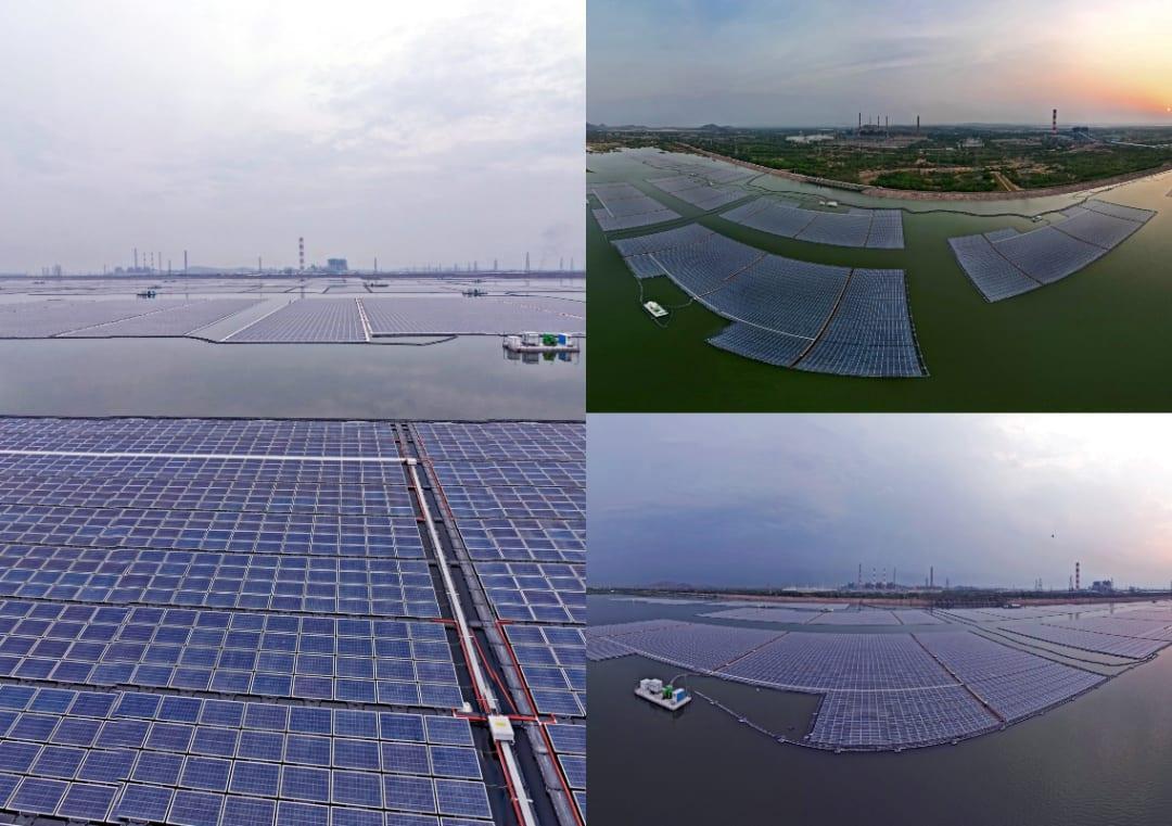 India's largest floating solar power project fully operational in T'gana, pics released