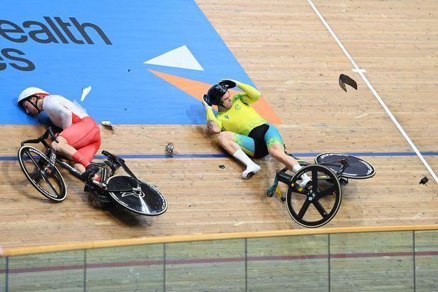 Cyclist knocked unconscious after landing face-first in 70-kmph crash ...