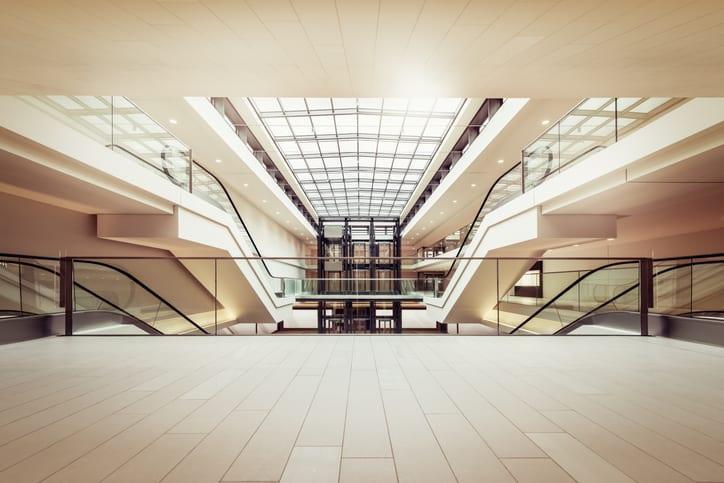 What is a 'ghost mall' and how many 'ghost malls' are there in India?