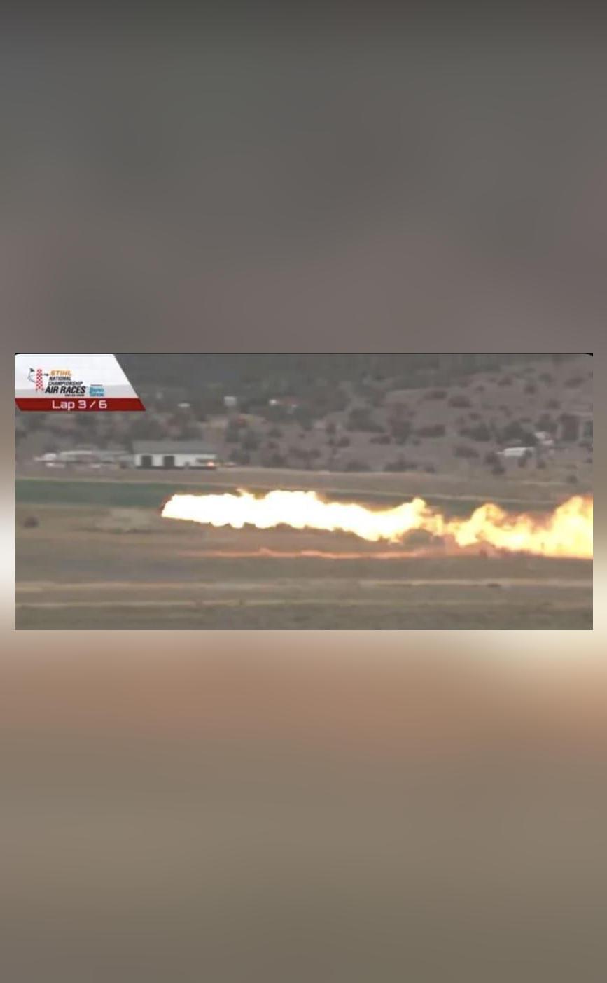 Plane crashes and catches fire at Reno Air Races; video surfaces ...