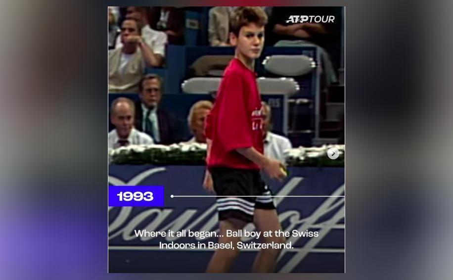 ATP Tour shares video of 12-year-old Federer as ball boy, says 'Where ...