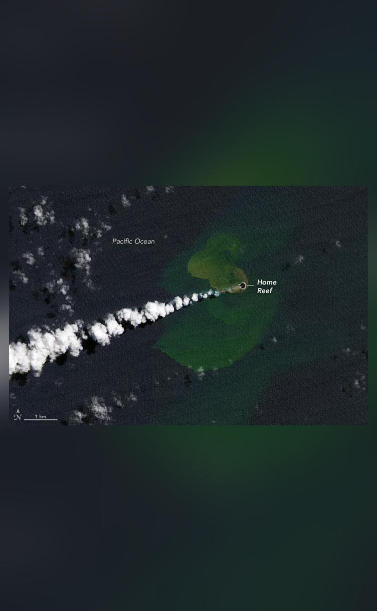 New 'baby' island appears after volcano erupts in the Pacific Ocean ...