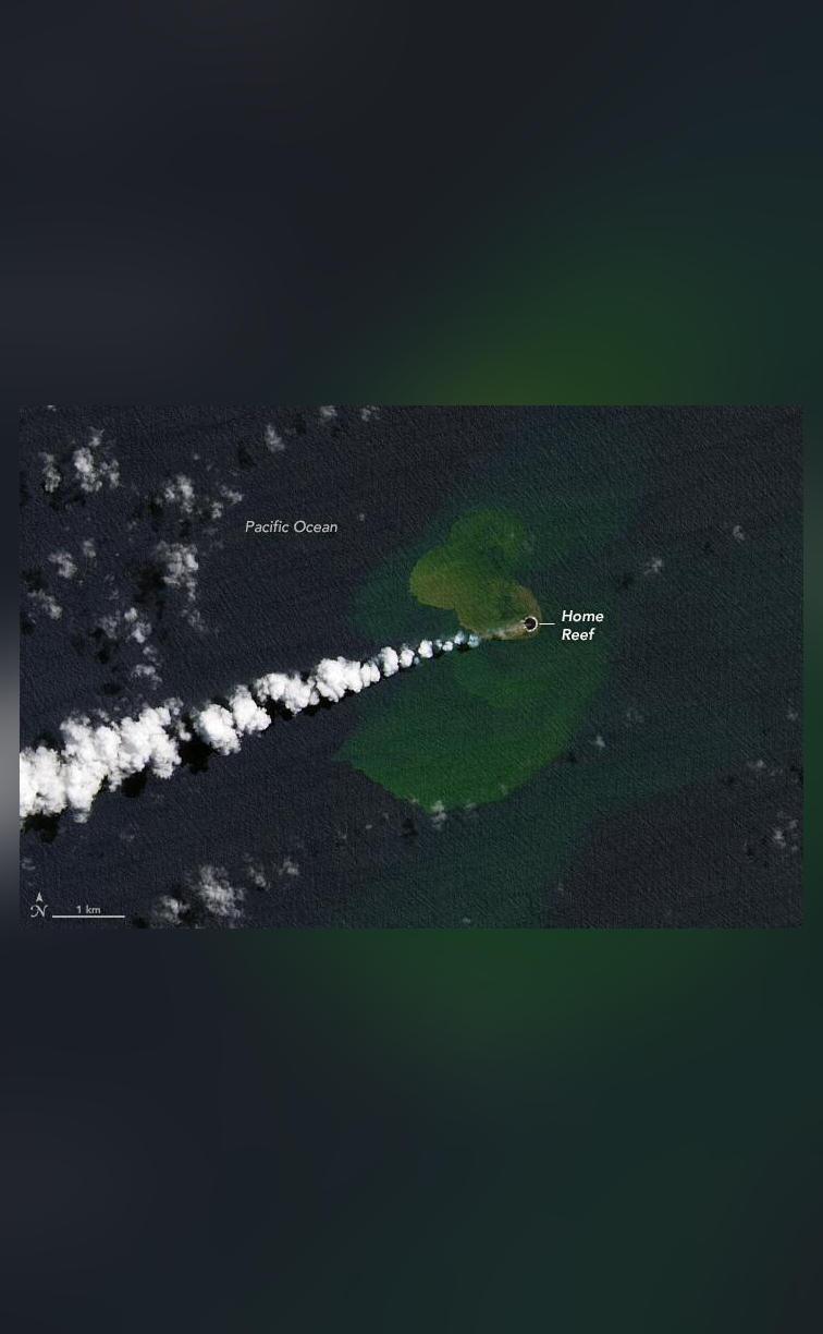 New 'baby' island appears after volcano erupts in the Pacific Ocean ...