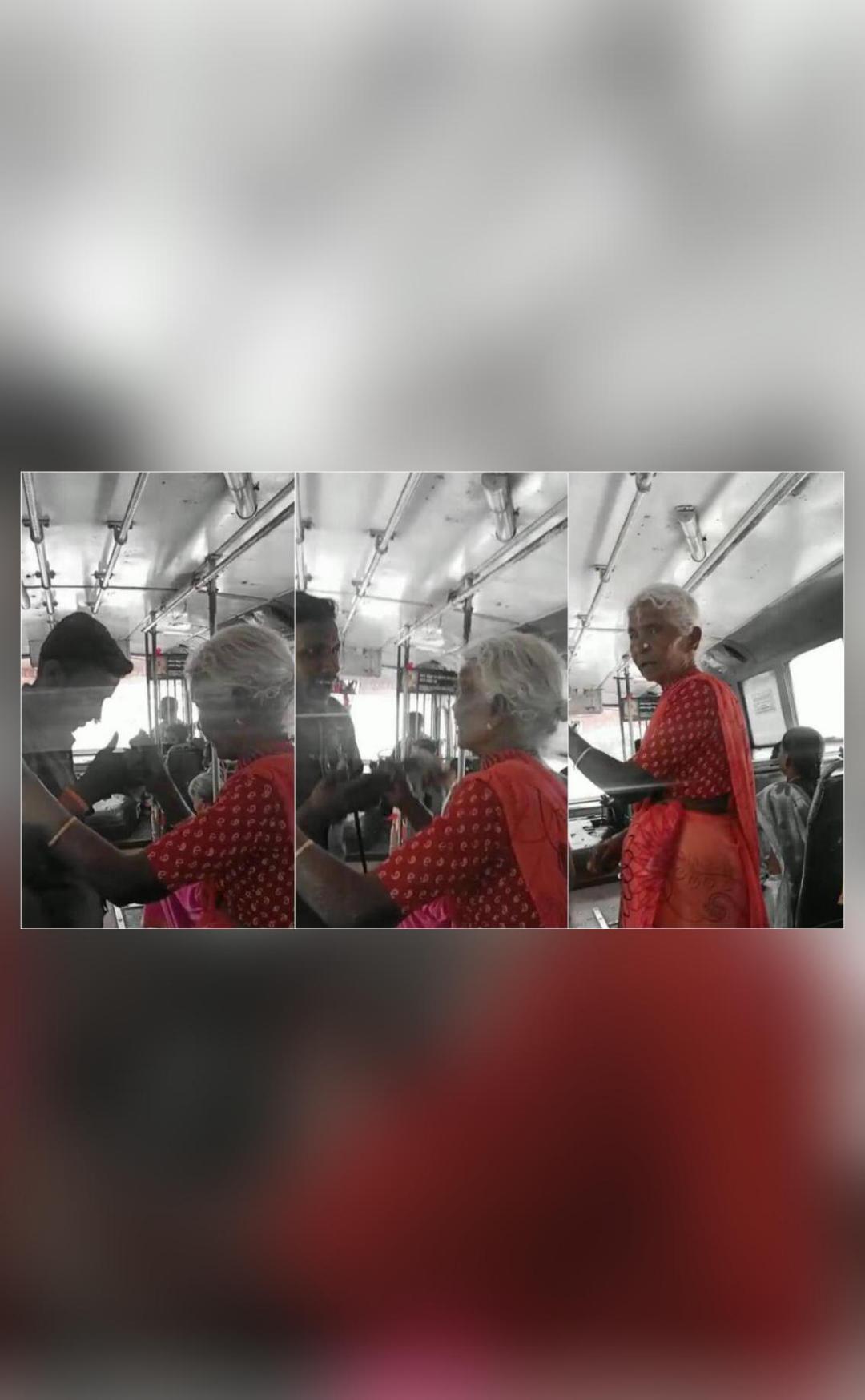 Elderly Woman Refuses To Travel Free In TN Govt Bus Video Goes Viral Elderly Woman Refuses To Travel Free In TN Govt Bus Video Goes Viral