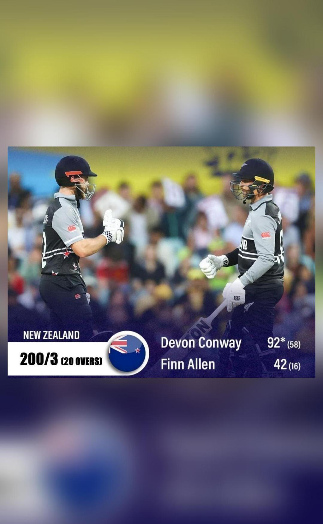 New Zealand record their highest-ever total in T20 World Cup history ...