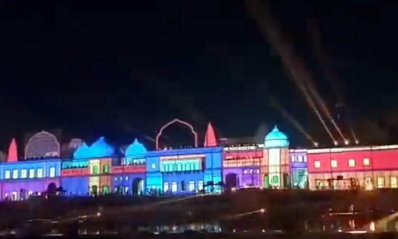 Video of grand laser show in Ayodhya ahead of Diwali goes viral ...