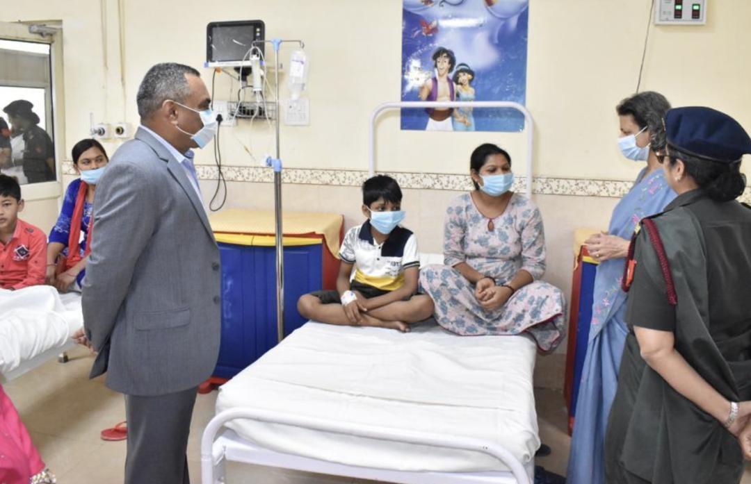 Army Chief, his wife visit Army Base Hospital in Delhi