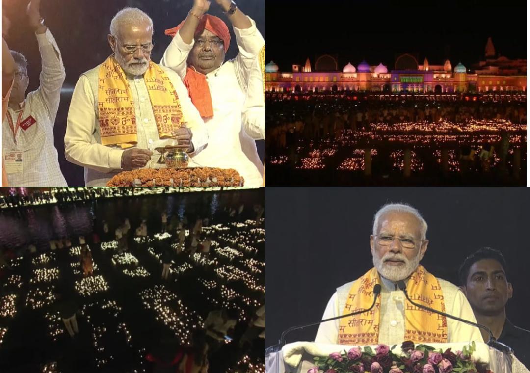 PM Narendra Modi launches Deepotsav celebrations in UP's Ayodhya ...