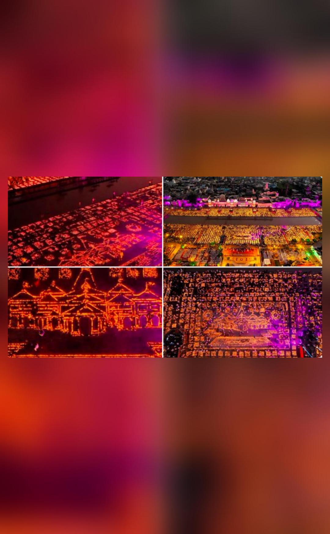 Ayodhya sets Guinness World Record as nearly 16 lakh diyas lit, pics ...