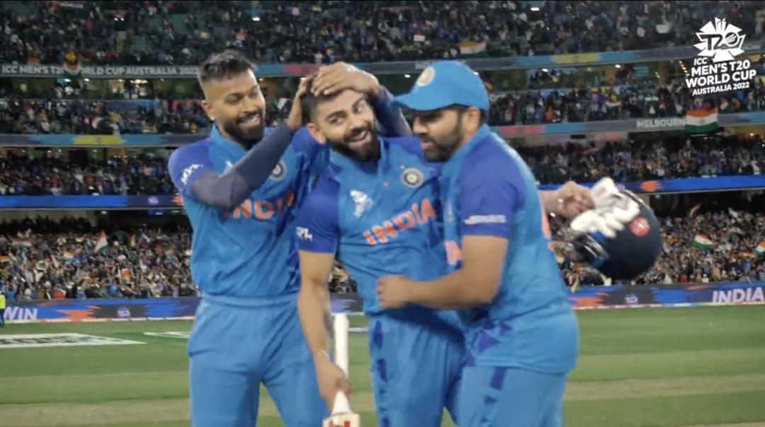 ICC shares video of fans chanting 'Chak De India' in stadium after ...