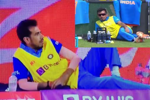Chahal recreates his iconic 2019 WC pose during India-Netherlands match ...