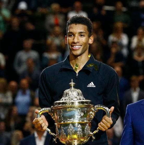 World no. 8 Auger-Aliassime wins in Basel for 3rd October title in row | Sports News | Inshorts