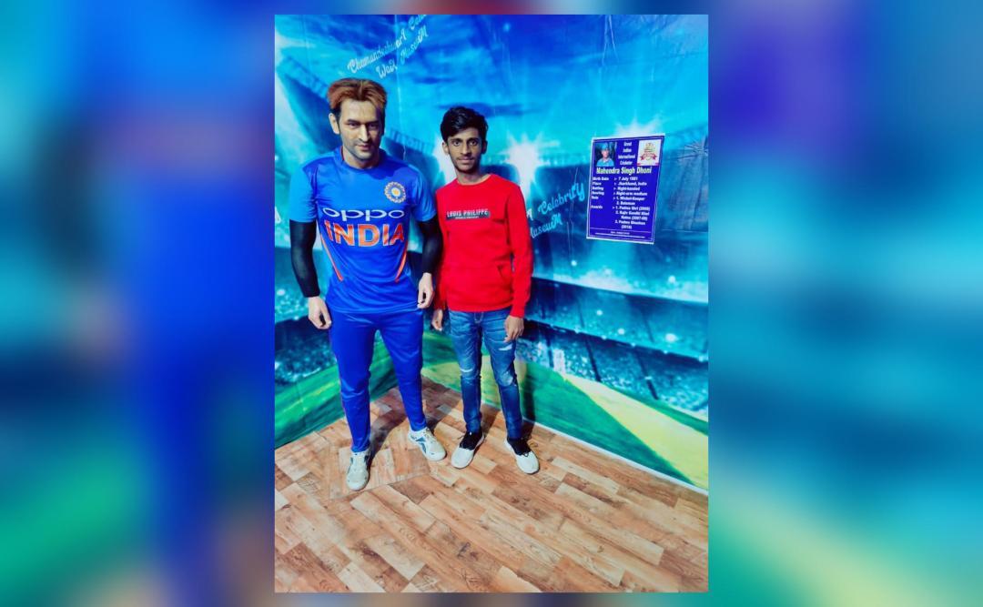Pic of MS Dhoni's wax statue in Mysore goes viral, fan asks 'Where is ...