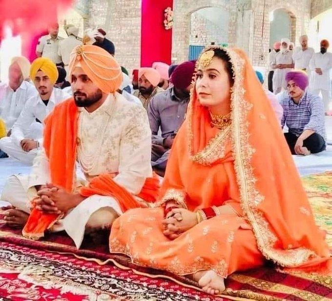 Punjab's youngest MLA Narinder Kaur Bharaj marries AAP worker, pic surfaces