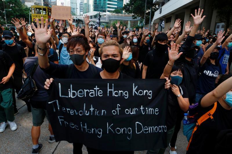 Hong Kong protest song replaces China anthem at rugby match in S Korea ...