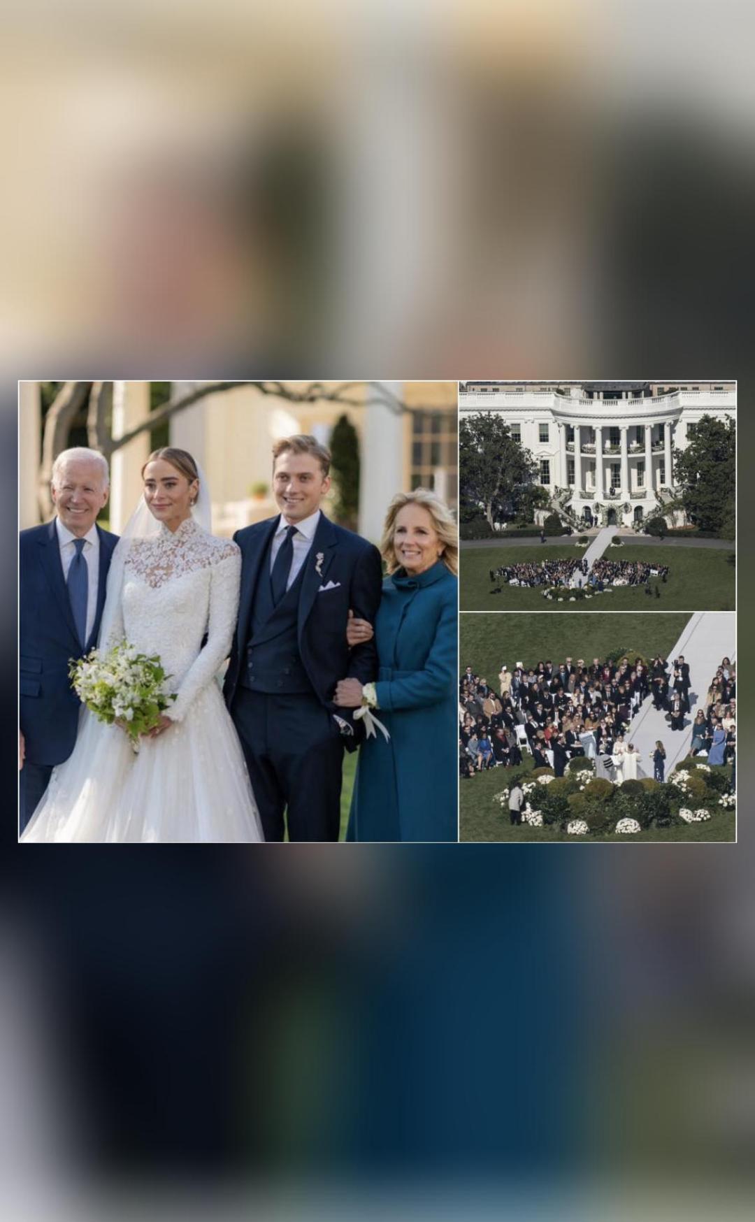 President Biden's granddaughter Naomi marries Peter Neal at White House ...