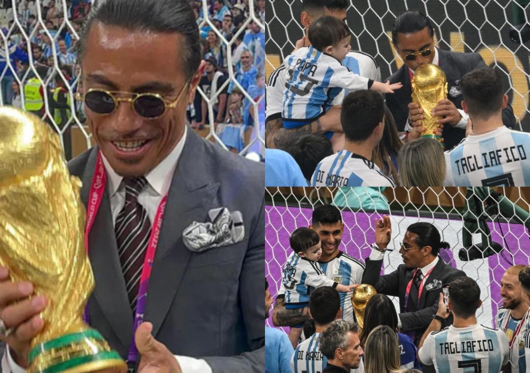 FIFA investigating how Salt Bae got on to pitch, touched trophy after ...