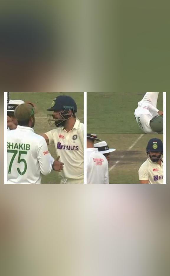 Virat Kohli gets angry at Bangladesh players after his dismissal, video ...