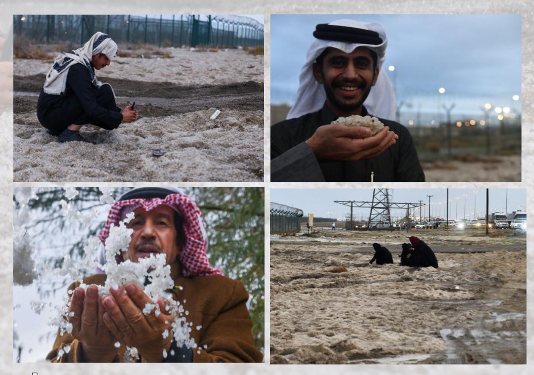 Rare hailstorm hits Kuwait, one of the world's hottest countries; pics ...