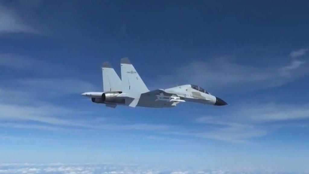 Video shows Chinese jet intercepting US aircraft over South China Sea