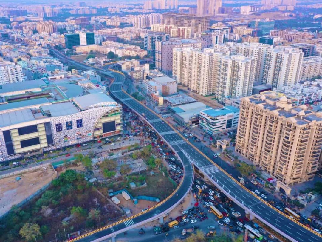 GHMC erects signboards on Kothaguda flyover after residents express ...