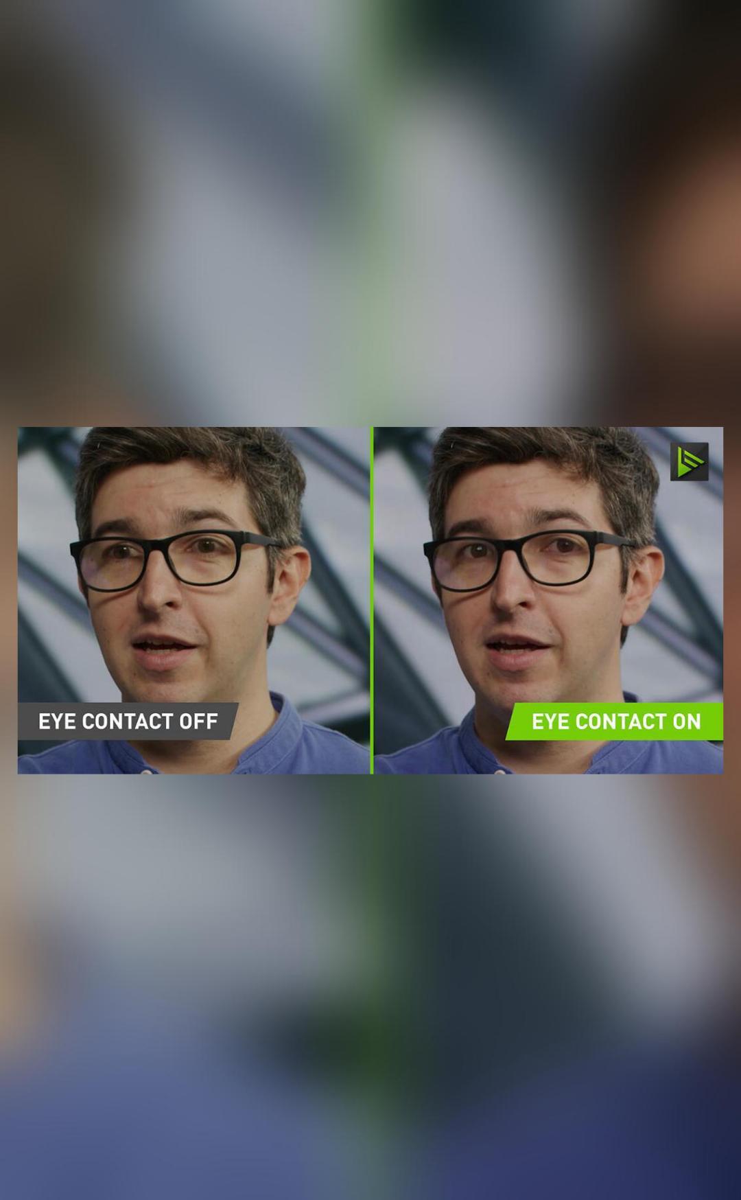 NVIDIA unveils AI effect that can simulate eye contact with camera ...