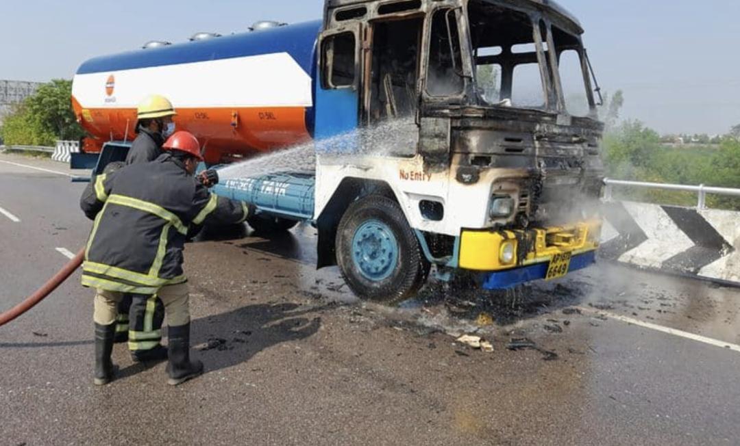 Truck carrying bio-diesel catches fire in Hyd, no deaths reported ...