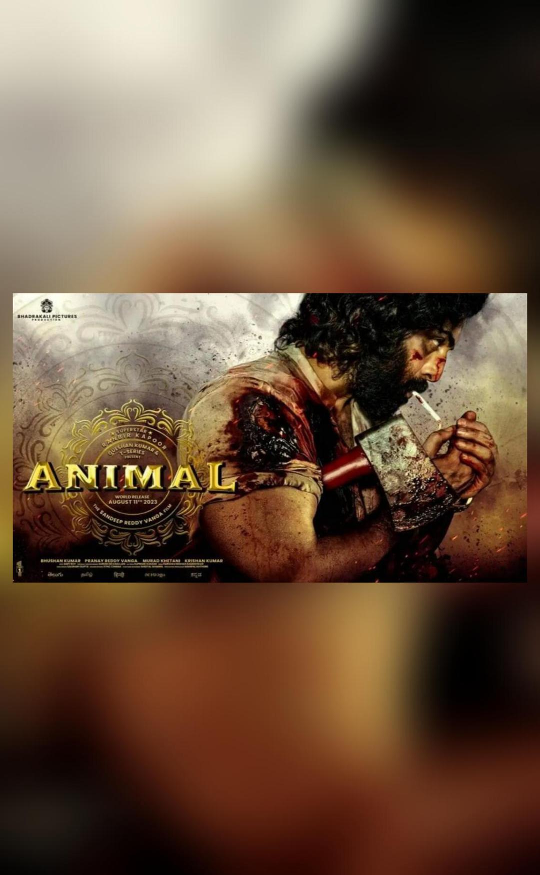 First look poster of Ranbir Kapoor's 'Animal' released