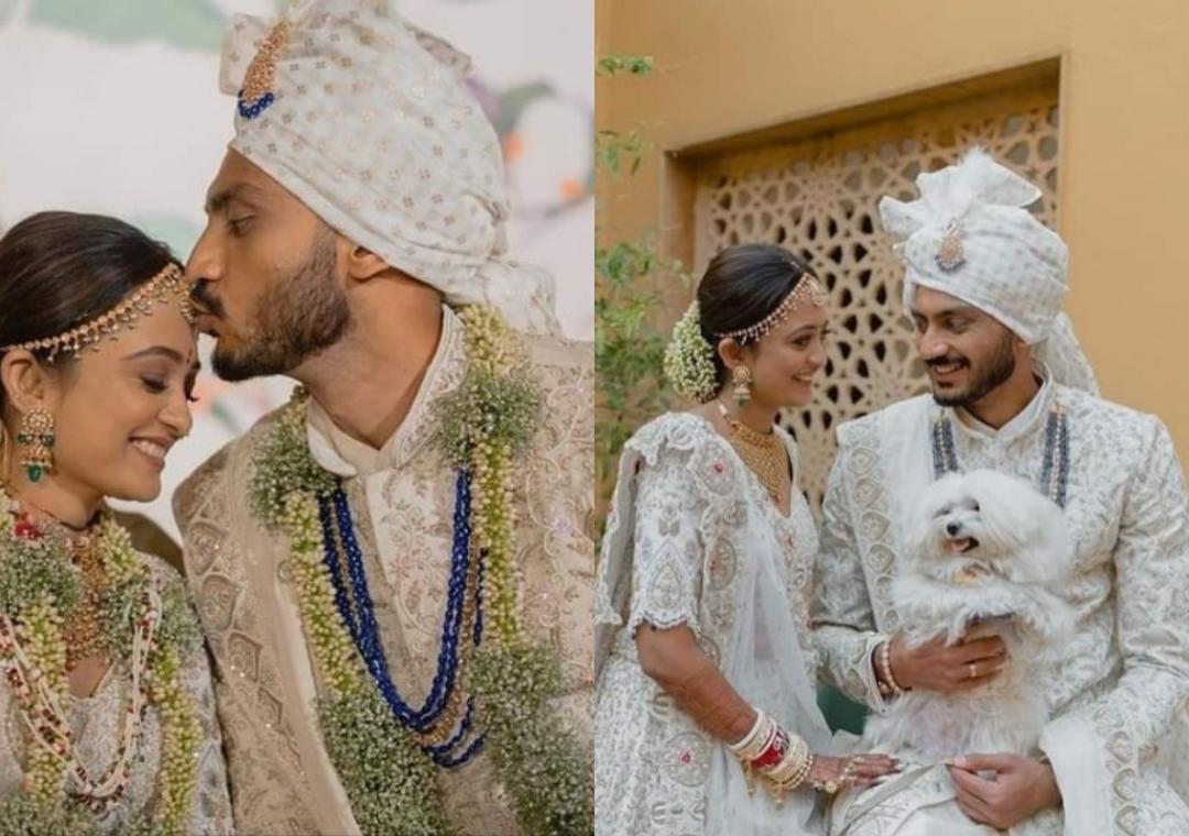 Cricketer Axar Patel marries Meha Patel, pics surface | Sports News ...